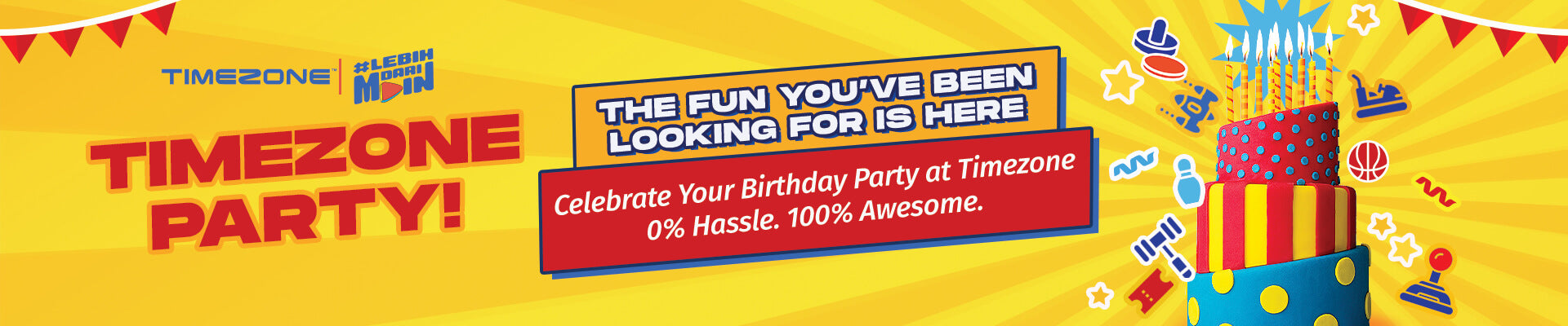 Birthday Party Package – Timezone Indonesia