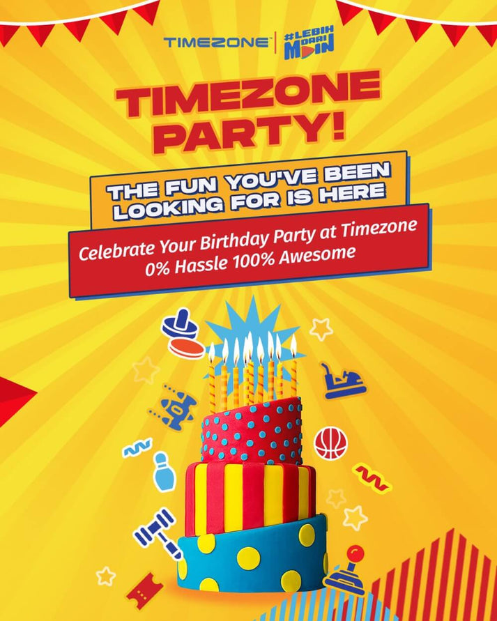 Birthday Party Package – Timezone Indonesia